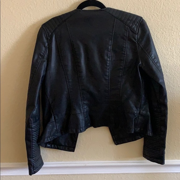 Topshop | Jackets & Coats | Topshop Faux Leather Moto Jacket | Poshmark